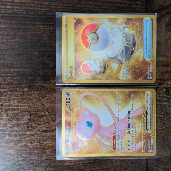 Pokemon | Toys | Pokemon 51 Golden Mew And Golden Switch Ultra Rare Set ...